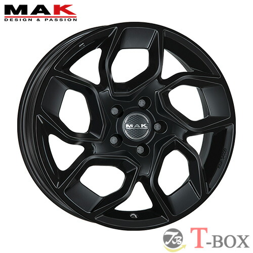【楽天市場】単品1本価格 16インチ 6.5J 5/130 MAK マック EXPRESS エクスプレス グロスブラック (GB) フィアット ...