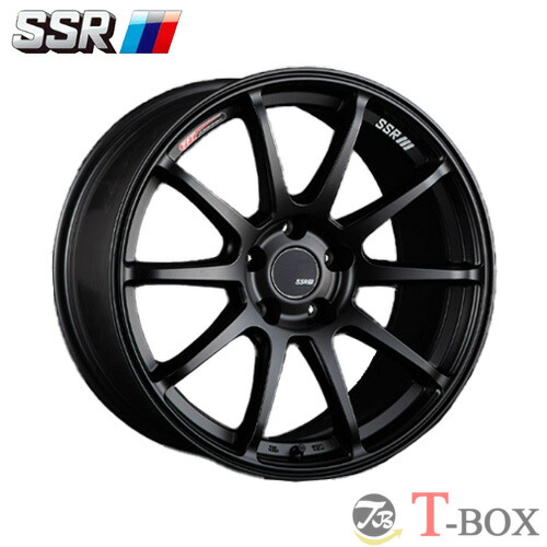 【楽天市場】4本セット価格 17インチ 7.0J 4/100 SSR SSR GT V02 ジーティー ブイゼロツー フラットブラック (FBK) ：T-BOX Auto Parts