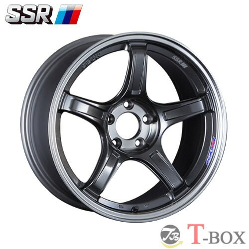 【楽天市場】単品1本価格 18インチ 9.5J 5/100 SSR SSR GTX03 ジーティー エックスゼロスリー マシンドグラファイトガンメタ＋スモーククリア (GGM) ：T-BOX ...