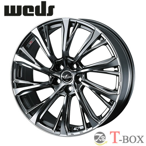 【楽天市場】【7/20(日)ポイント最大35倍以上！】4本セット価格 17インチ 6.5J 5/114.3 WEDS ウェッズ LEONIS JG レオニス JG ブラックメタルコート/ミラー ...