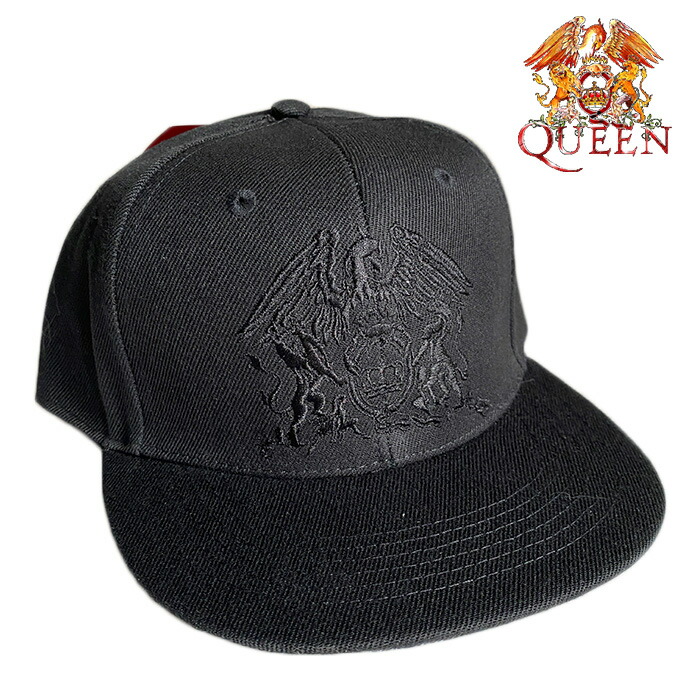 【楽天市場】QUEEN クィーン キャップ CAP ロックバンド ベロマーク フレディ・マーキュリー ロゴ刺繍 ベースボールキャップ CAP ...