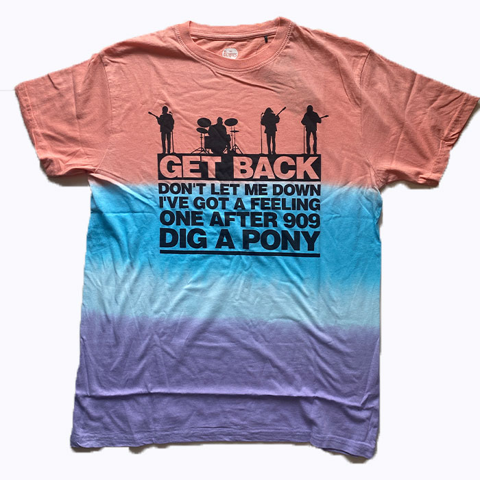 【楽天市場】The Beatles ビートルズ Tシャツ GET BACK タイダイ ビートルズTシャツ ロックTシャツ バンドTシャツ ...