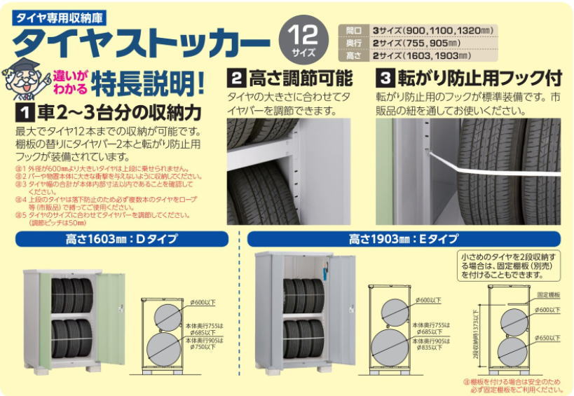 【楽天市場】関西限定 標準組立工事付 イナバ物置 タイヤストッカー BJX-097ET 物置 屋外 収納庫 物置 おしゃれ 屋外 スチール物置 稲葉製作所：タックオンライン 楽天市場店