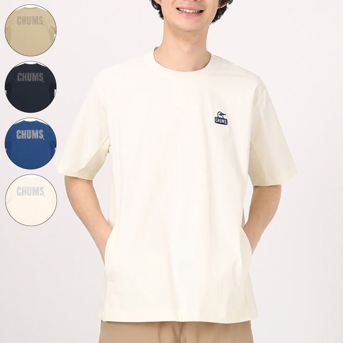 【楽天市場】CHUMS チャムス Airtrail Stretch T-Shirt エアトレイルストレッチチャムスシャツ 半袖Tシャツ メンズ アウロドア 4カラー CH01-2344：太陽 ...