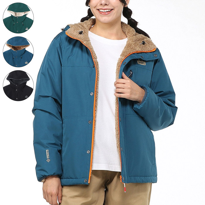 【楽天市場】CHUMS チャムス Elmo Gore-Tex WINDSTOPPER Reversible Hoodie エルモゴアテックスウィンドストッパーリバーシブルフーディ—レディース ...