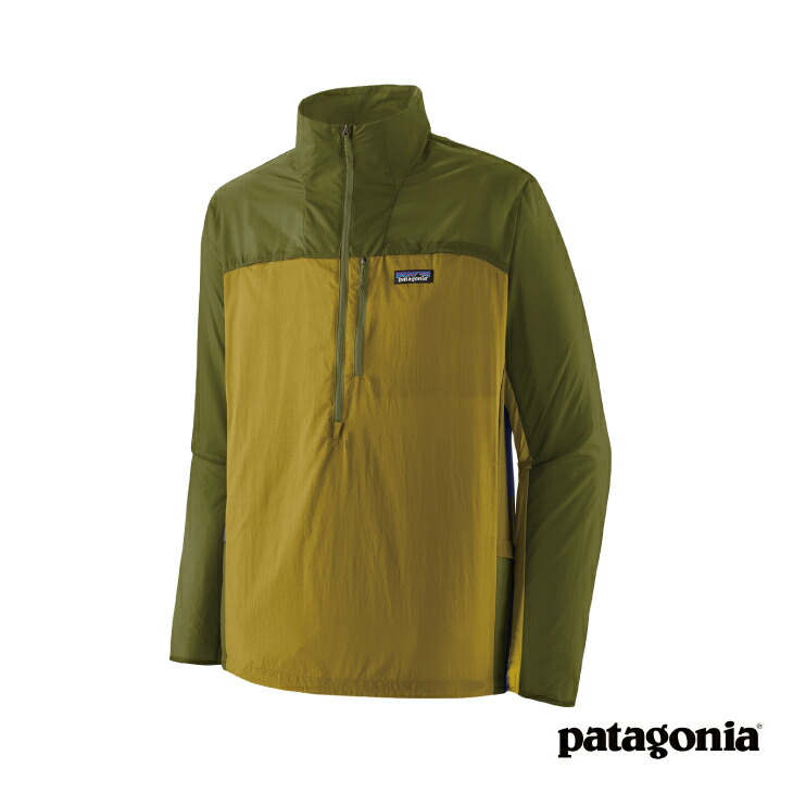 【楽天市場】patagonia パタゴニア MS HOUDINI STASH 1/2 ZIP P/O - Bundle Green w ...