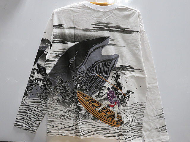 楽天市場】華鳥風月 和柄長袖Tシャツ 風神雷神刺繍 : takafuku 1915