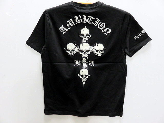 楽天市場】Be Ambition 半袖Tシャツ Vネック 百合ワッペン＆ロゴ刺繍