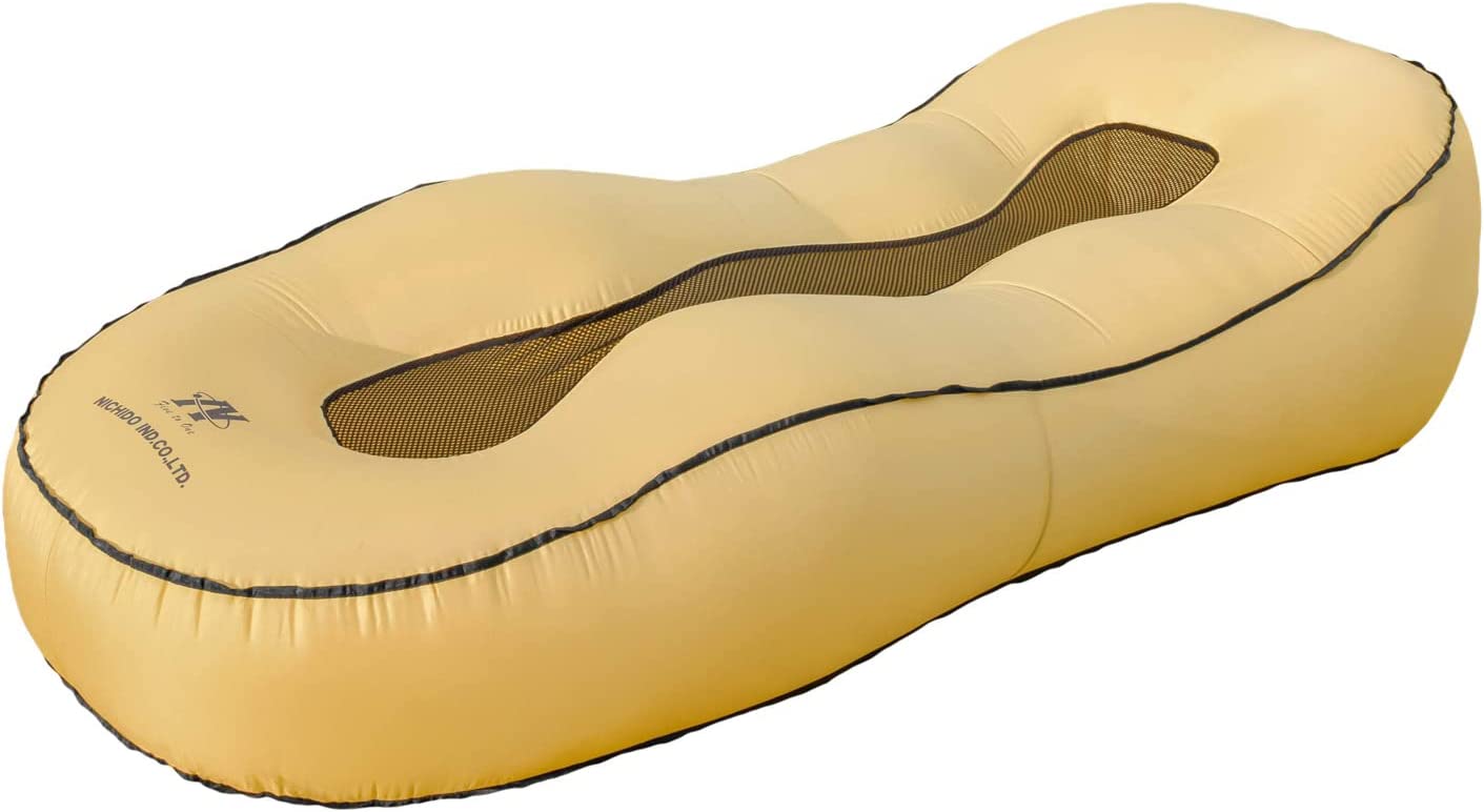 【楽天市場】【在庫限り】日動工業 エアソファベッド アラジン サンド ASB-01-SN エアポンプ内臓：高橋本社 楽天市場店