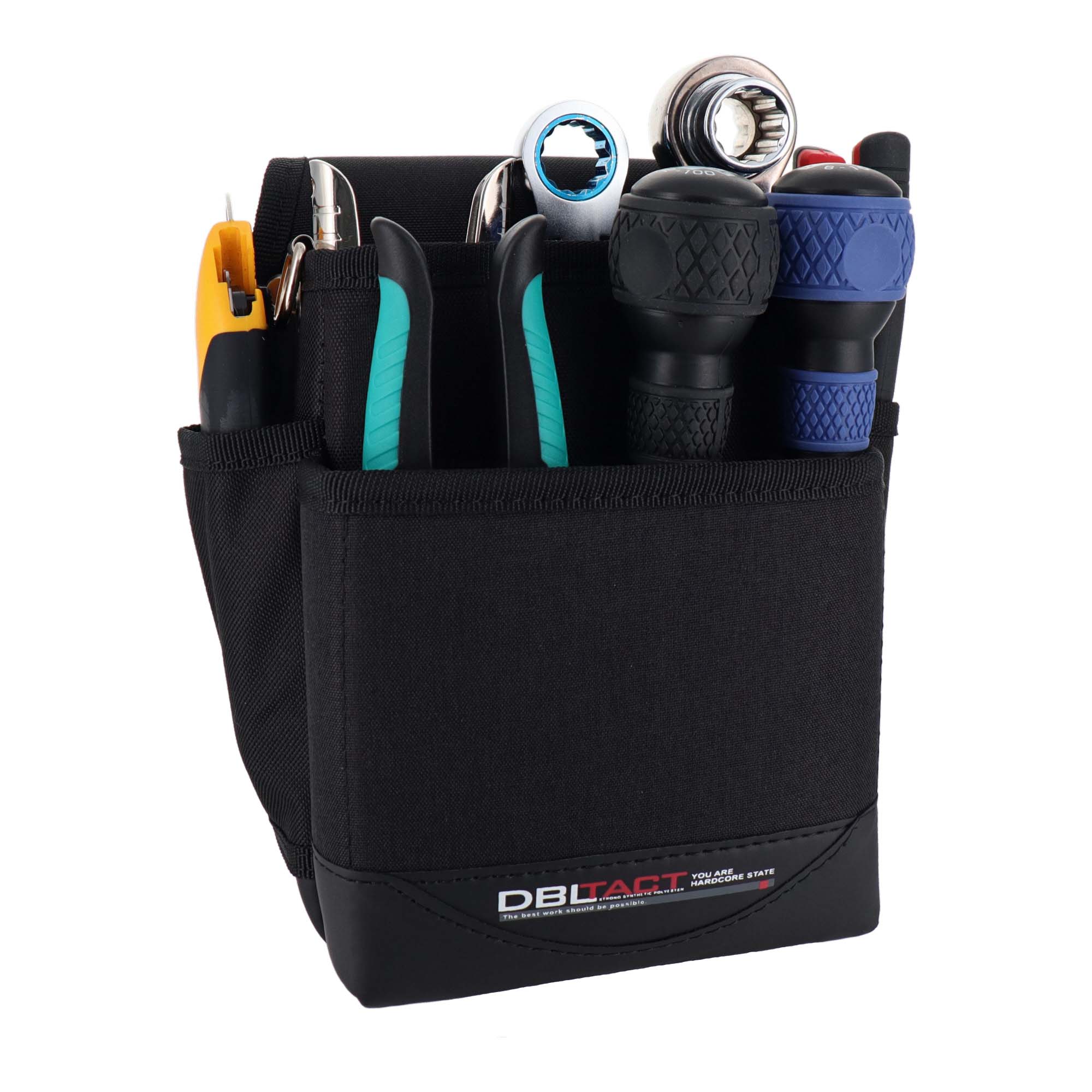 【楽天市場】DBLTACT 2段腰袋 杢ブラック DTM-02S-BK 落ち着きのある杢調生地を使用：高橋本社 楽天市場店