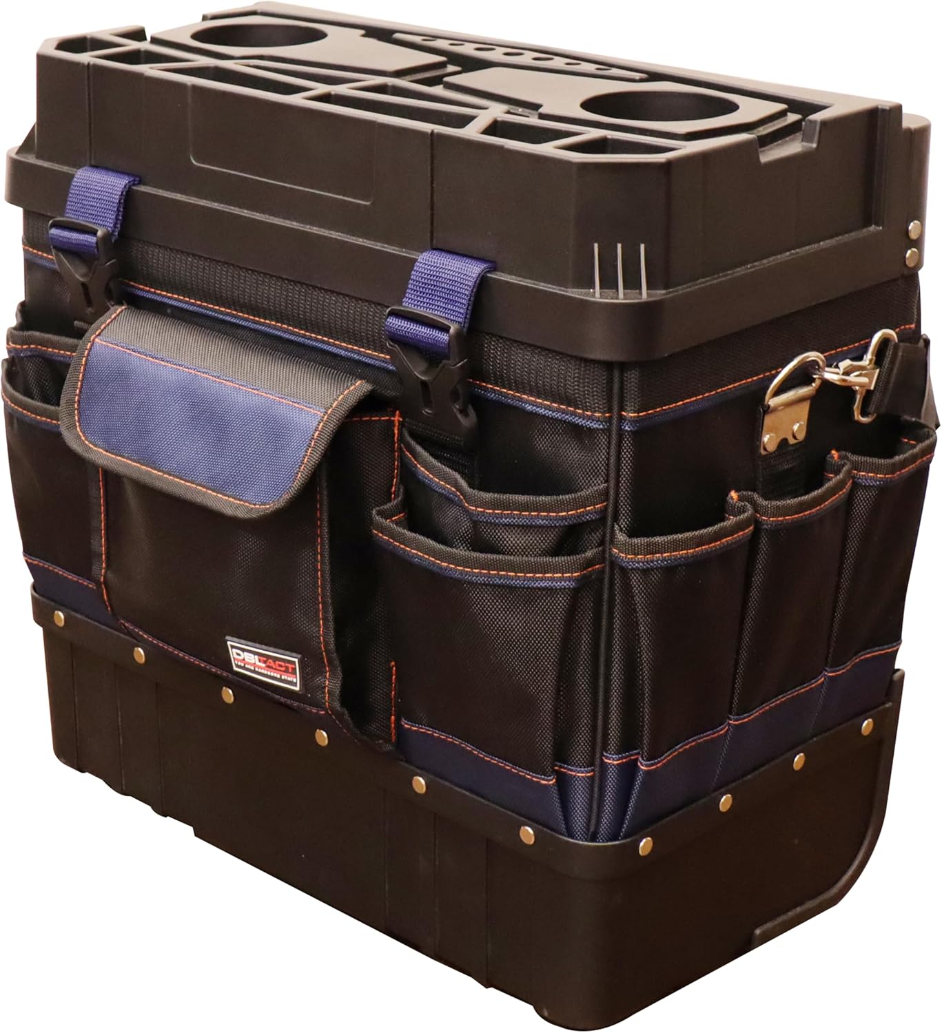 【楽天市場】DBLTACT ローリングキャリーバッグ DT-RCB-HQ 大容量 工具収納 キャスター付き 耐久性抜群 26ポケット 作業椅子兼用 三共コーポレーション：高橋本社 楽天市場店