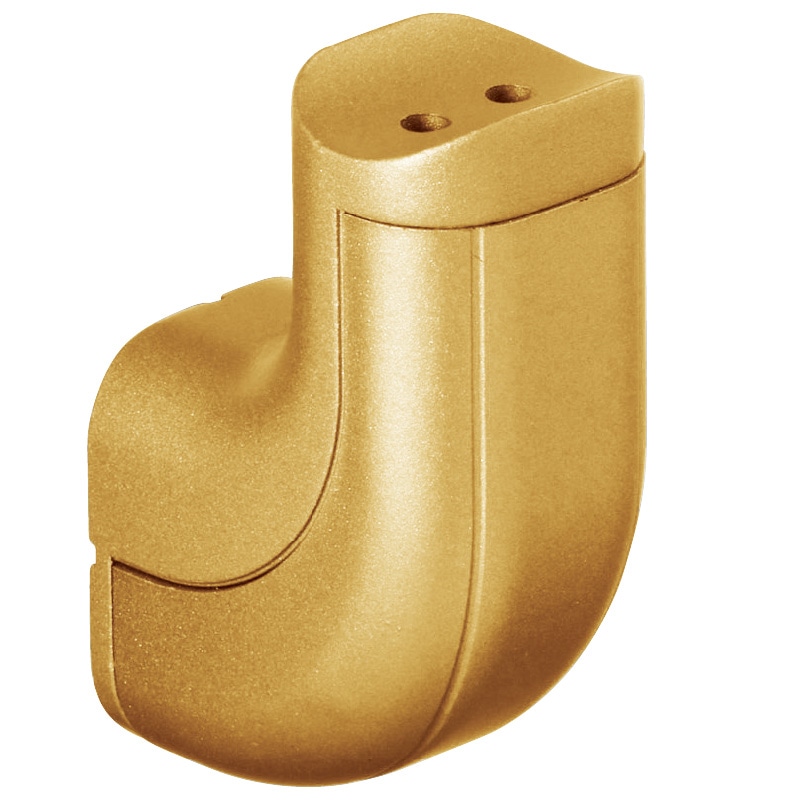 【楽天市場】BAUHAUS(バウハウス) 35 ベースプレートブラケット横型 BD-61G ゴールド カバー付き 040-5076：高橋本社 楽天市場店