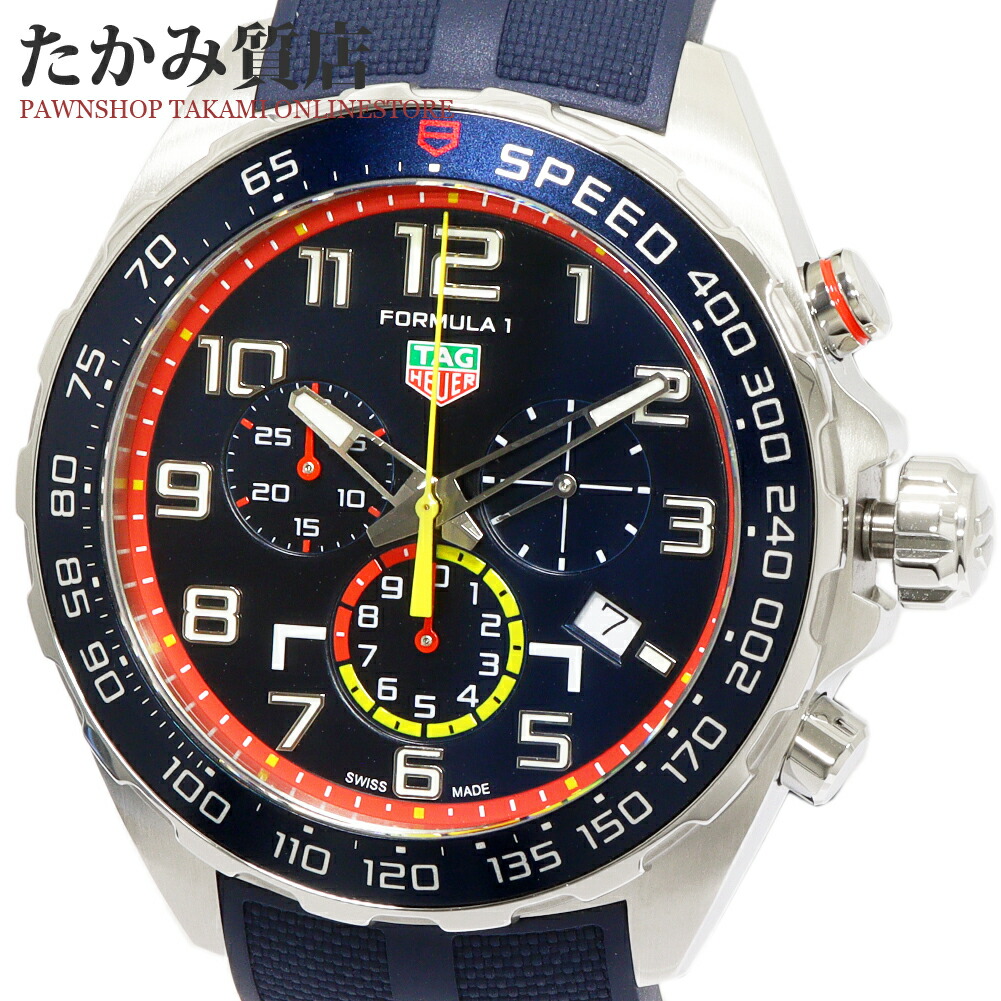 【楽天市場】タグホイヤー フォーミュラ1 レッドブルレーシング Red Bullレーシング CAZ101AL メンズ：たかみ質店楽天市場店