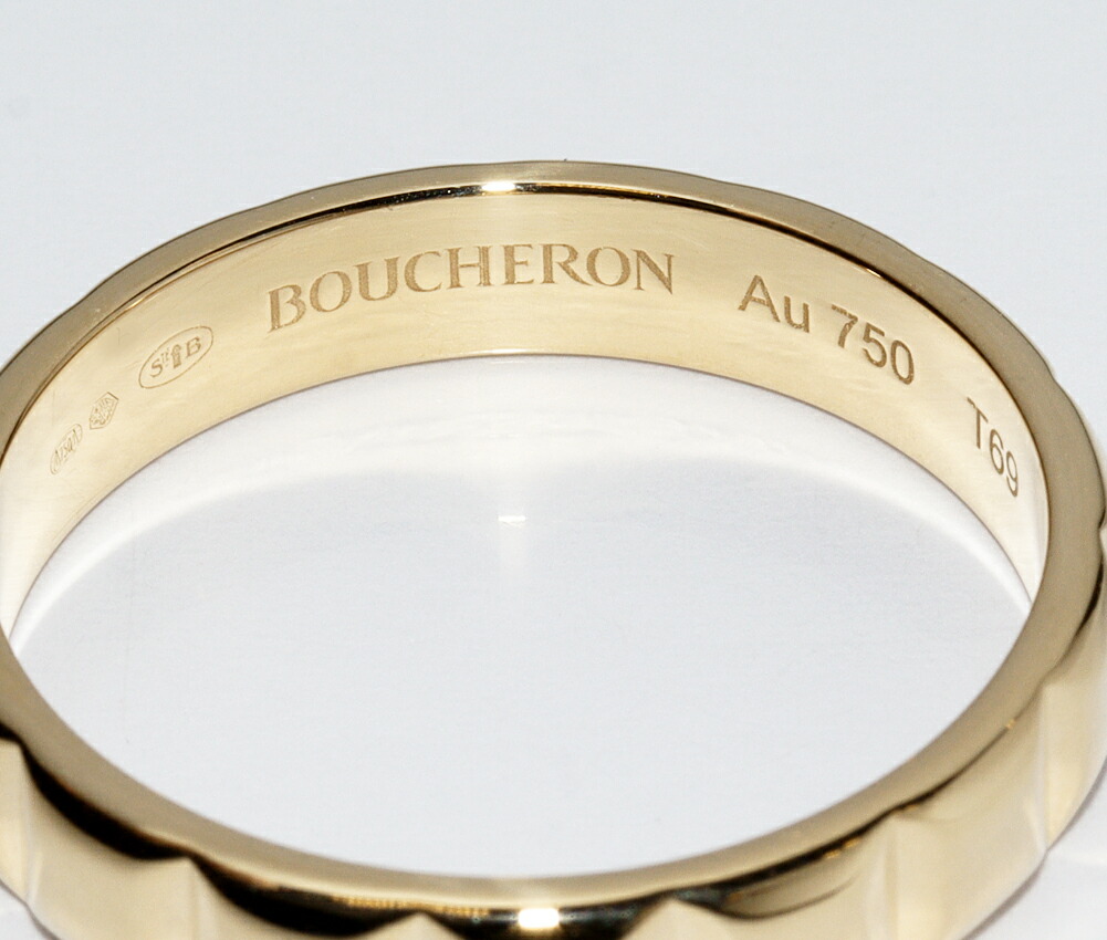【楽天市場】ブシュロン 指輪 K18YG クルドパリリング ラージモデル JRG02723 #69(約28号)：たかみ質店楽天市場店
