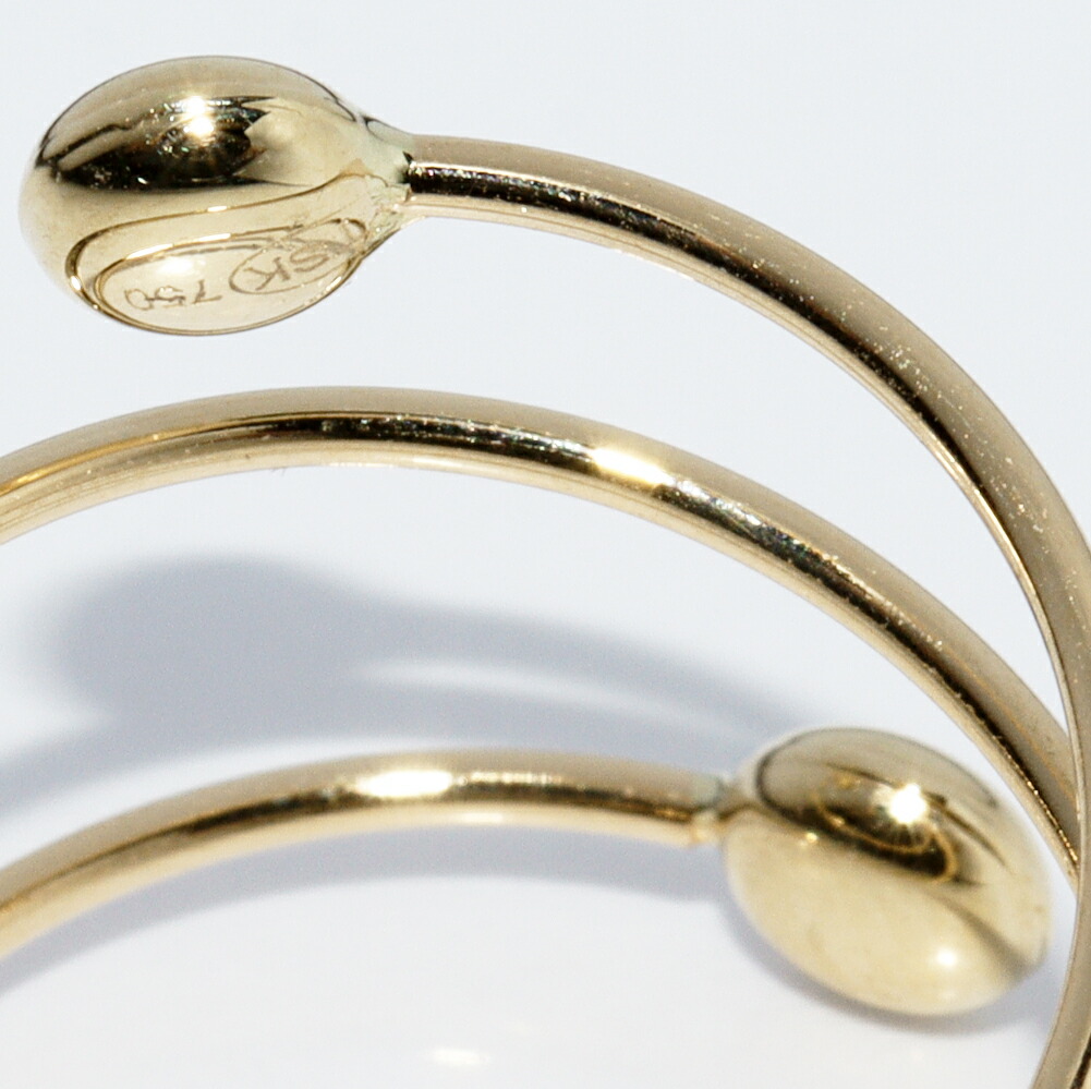 【楽天市場】指輪 K18YG スパイラルリング 螺旋 #13(約12～13号)：たかみ質店楽天市場店