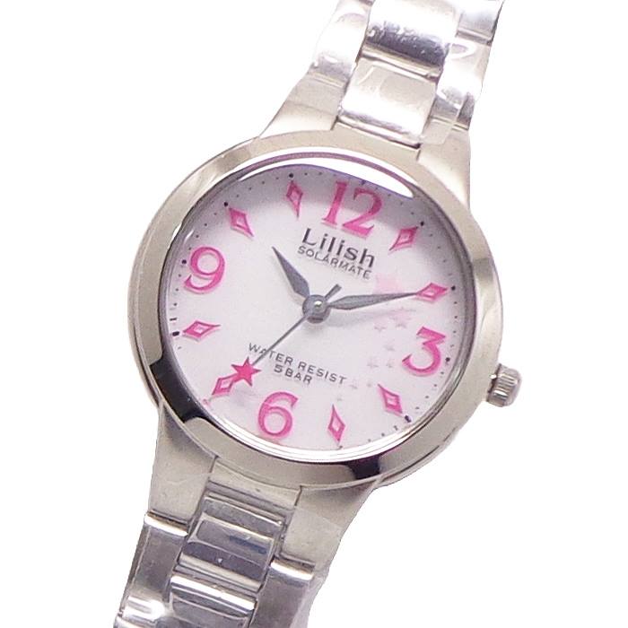 【楽天市場】シチズン時計 リリッシュ ソーラー レディース 腕時計 Lilish H027-902 ソーラーメイト SOLARMATE 丸型 ...