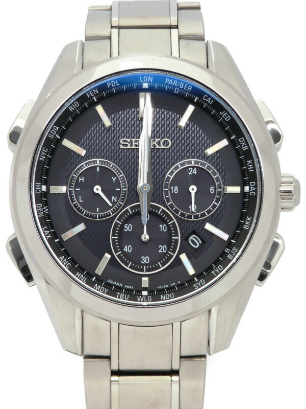 【楽天市場】【SEIKO】【BRIGHTZ】セイコー『ブライツ』SAGA197 8B92-0AA0 5N****番 メンズ ソーラー電波クォーツ 1週間保証【中古】：高山質店
