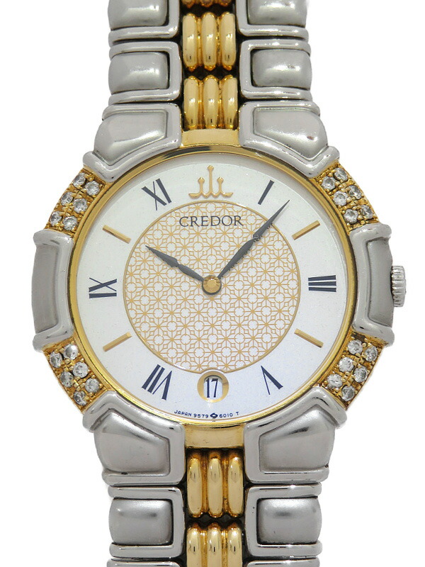 【楽天市場】【SEIKO】セイコー『クレドール エントラータ ダイヤ』GKJW064 9579-6040 90****番 メンズ クォーツ 3 ...