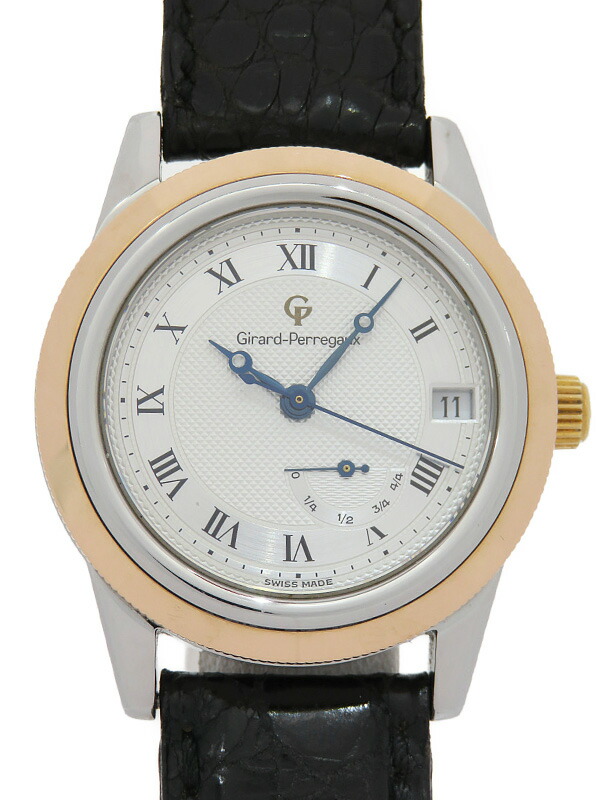 【楽天市場】【GIRARD-PERREGAUX】ジラールペルゴ『GP90 パワーリザーブ オートマチック』1120 メンズ 自動巻き 3ヶ月 ...