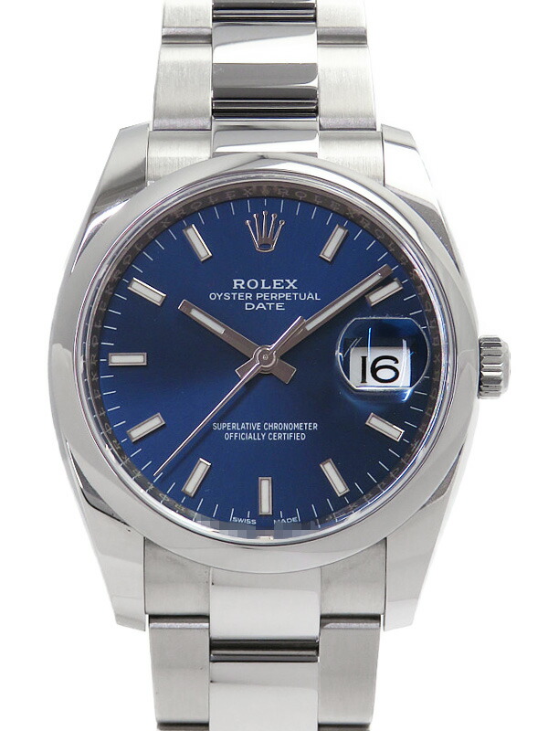 【楽天市場】【ROLEX】ロレックス『オイスターパーペチュアルデイト』115200 ランダム番 メンズ 自動巻き 12ヶ月保証【中古】：高山質店