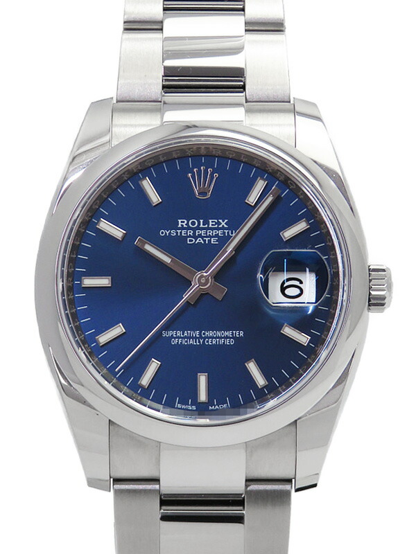 【楽天市場】【ROLEX】ロレックス『オイスターパーペチュアルデイト』115200 ランダム番 メンズ 自動巻き 12ヶ月保証【中古】：高山質店