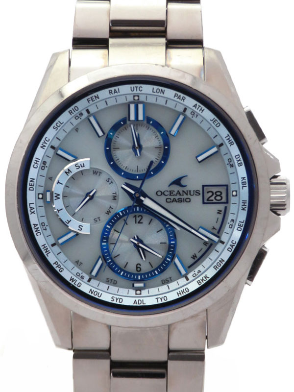 【楽天市場】【CASIO】カシオ『OCEANUS オシアナス クラシックライン』OCW-T2600-2A メンズ ソーラー電波クォーツ 1週間 ...
