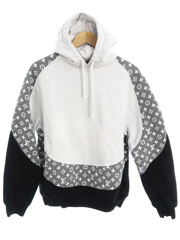 【楽天市場】【louis Vuitton】ルイヴィトン『モノグラム サークルカット フーデッドパーカ Sizem』rm201m Rle Hiy10w 20ss メンズ プルオーバーパーカー 1