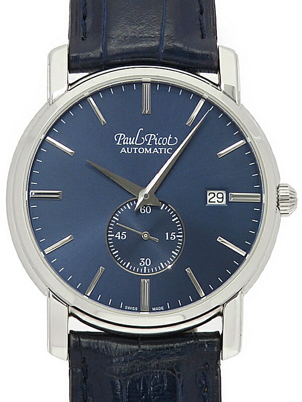 【楽天市場】【PAUL PICOT】ポールピコ『フィルシャー スモールセコンド』P3755.SG.1131.2601 メンズ 自動巻き 1ヶ月 ...