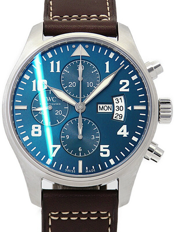 【楽天市場】【IWC】インターナショナルウォッチカンパニー『パイロットウォッチ クロノグラフ プティ プランス』IW377706 メンズ 自動 ...