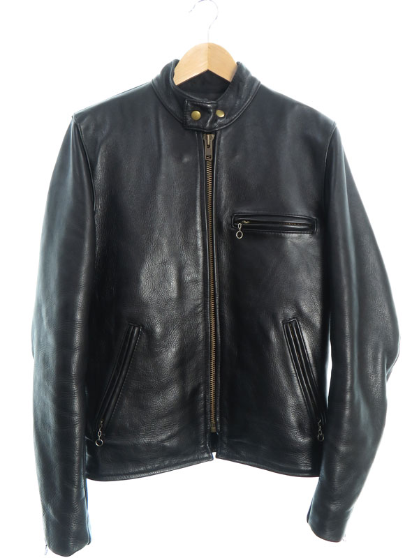 【楽天市場】【VANSON】バンソン『ライナー付 シングルライダースジャケット size36』メンズ レザージャケット 1週間保証【中古】：高山質店