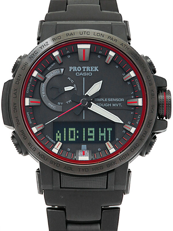【楽天市場】【CASIO】カシオ『PROTREK プロトレック ファイヤーフォール 炎の滝デザイン』PRW-60YT-1JF メンズ ソーラー ...