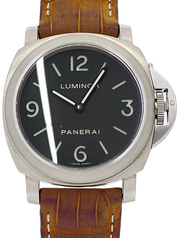 【楽天市場】【PANERAI】パネライ『ルミノールベース 44mm』PAM00176 I番’06年製 メンズ 手巻き 3ヶ月保証【中古】：高山質店