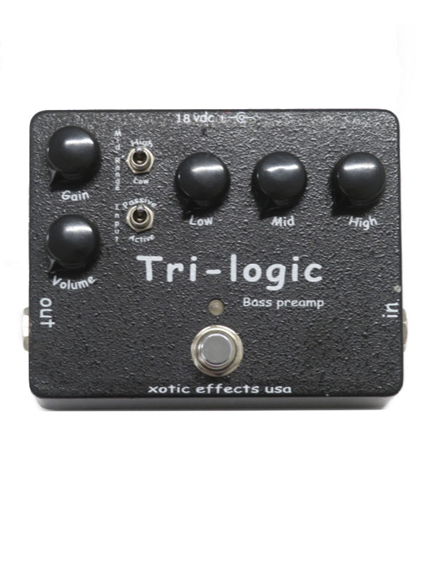 【楽天市場】【Xotic】エキゾティック『ベースプリアンプ』Tri-logic Bass Preamp コンパクトエフェクター 1週間保証【中古】：高山質店