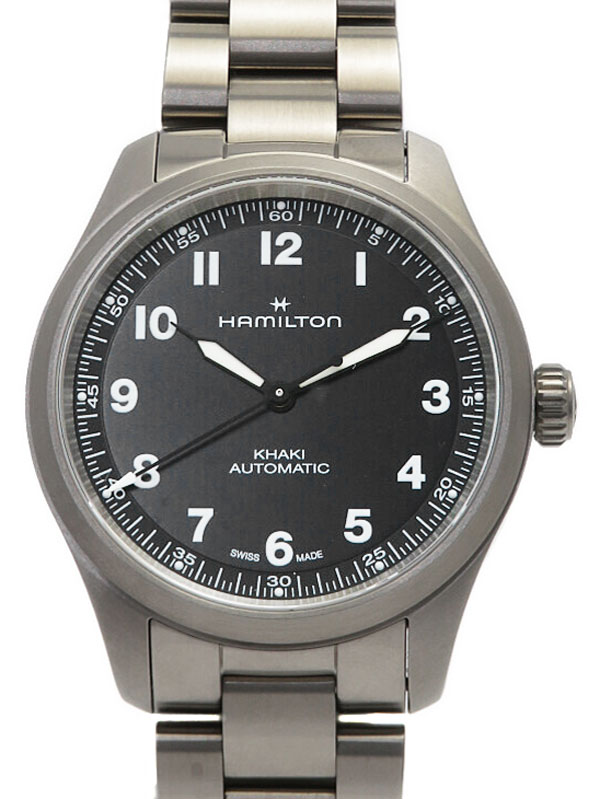【楽天市場】【HAMILTON】ハミルトン『カーキフィールド チタニウム エンジニアド ガーメンツ』H70235130 メンズ 自動巻き 3 ...