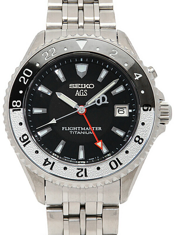 【楽天市場】【SEIKO】セイコー『フライトマスター AGS』SBCW005 5M45-6A50 66****番 メンズ キネティック 1ヶ月 ...