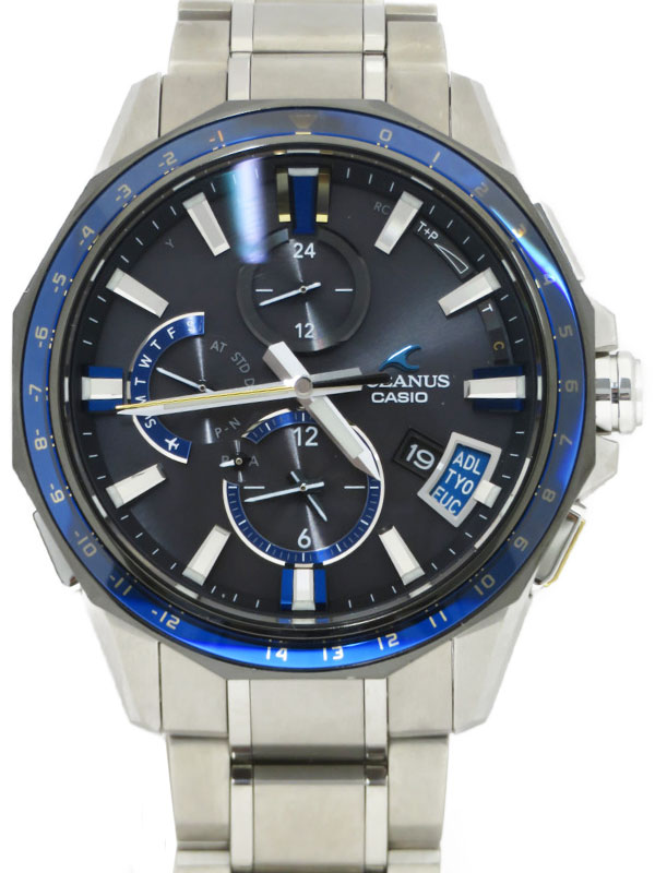 【楽天市場】【CASIO】カシオ『オシアナス G2000シリーズ』OCW-G2000G-1AJF メンズ ソーラー電波GPS 1ヶ月保証【中古 ...