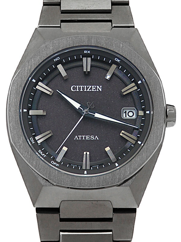 【楽天市場】【CITIZEN】シチズン『ATTESA アテッサ ACT アクトライン ブラックチタンシリーズ』CB3045-61E メンズ ...