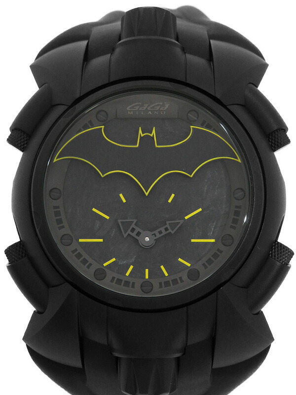 【楽天市場】【GaGa MILANO】ガガミラノ『Batman バットマン コラボモデル ダブルフェイス』8000.BT.02 メンズ ...