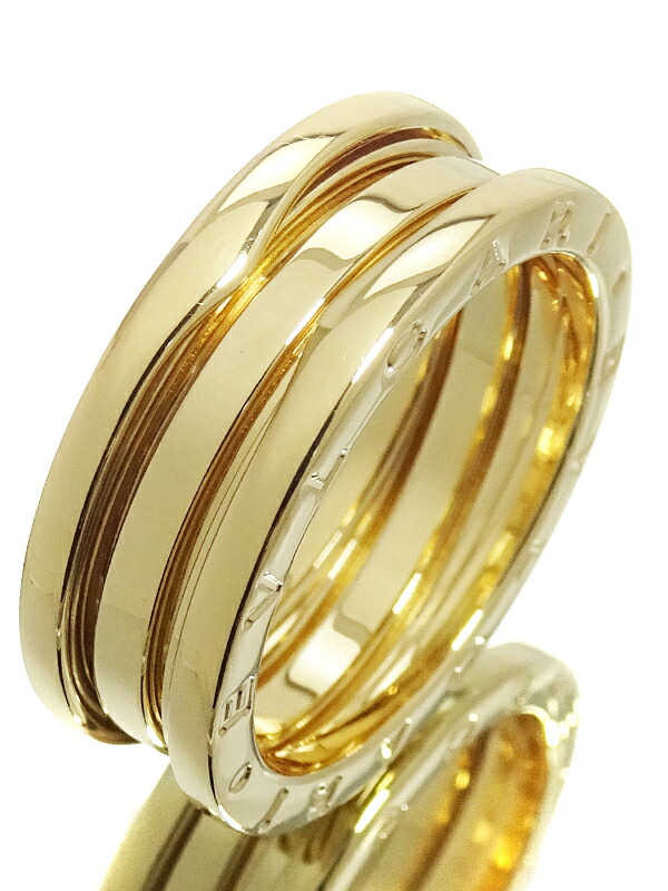 【楽天市場】【BVLGARI】ブルガリ『K18YG B-zero1リング(ビーゼロワン) 3バンド』19.5号 1週間保証【中古】：高山質店