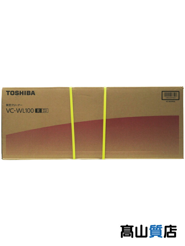 【楽天市場】【TOSHIBA】【未使用品】東芝『コードレスクリーナー サテンレッド』VC-WL100(R) コードレススティッククリーナー 1 ...