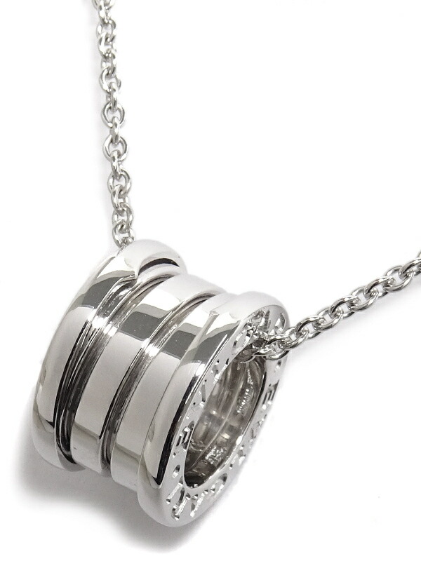 【楽天市場】【BVLGARI】ブルガリ『K18WG B-zero1(ビーゼロワン) ネックレス』1週間保証【中古】：高山質店