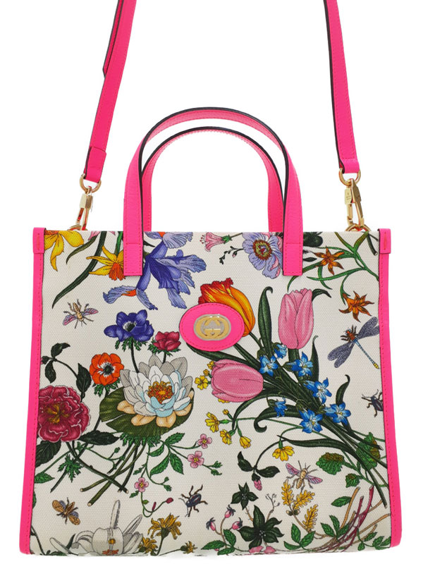 【楽天市場】【GUCCI】グッチ『フローラ 2WAYハンドバッグ』550141 レディース 2WAYバッグ 1週間保証【中古】：高山質店