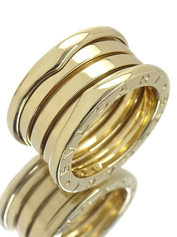 【楽天市場】【BVLGARI】ブルガリ『K18YG B-zero1リング(ビーゼロワン) 4バンド』6.5号 1週間保証【中古】：高山質店