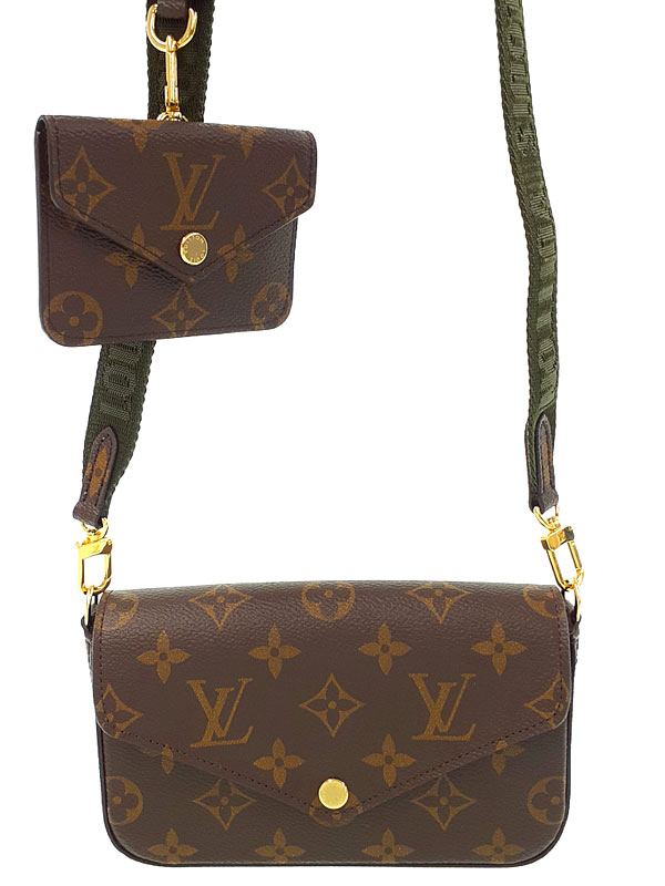 【楽天市場】【LOUIS VUITTON】ルイヴィトン『モノグラム ミュルティ ポシェット フェリシー』M80091 レディース ショルダー ...