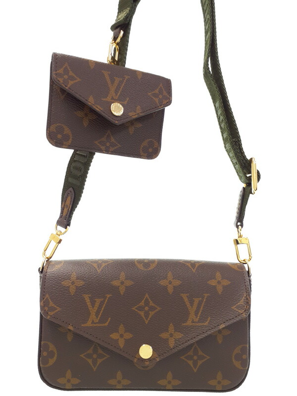 【楽天市場】【LOUIS VUITTON】ルイヴィトン『モノグラム ミュルティ ポシェット フェリシー』M80091 レディース ショルダー ...