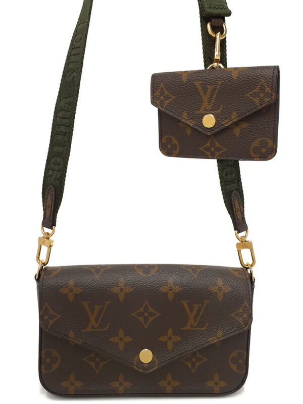 【楽天市場】【LOUIS VUITTON】ルイヴィトン『モノグラム ミュルティ ポシェット フェリシー』M80091 レディース ショルダー ...