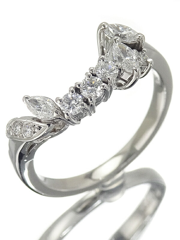 【楽天市場】【MIKIMOTO】ミキモト『PT950 ダイヤモンド0.38ct リング』11号 1週間保証【中古】：高山質店