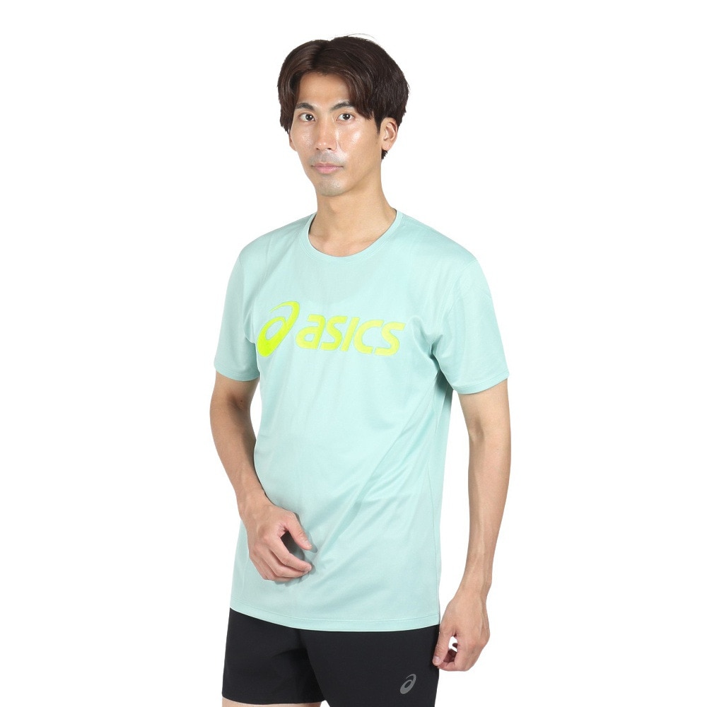 【楽天市場】アシックス RUNNINGロゴプリント半袖 シャツ ウエルネス ランニングシャツ 2011C274.306：ネクサススポーツ楽天市場店