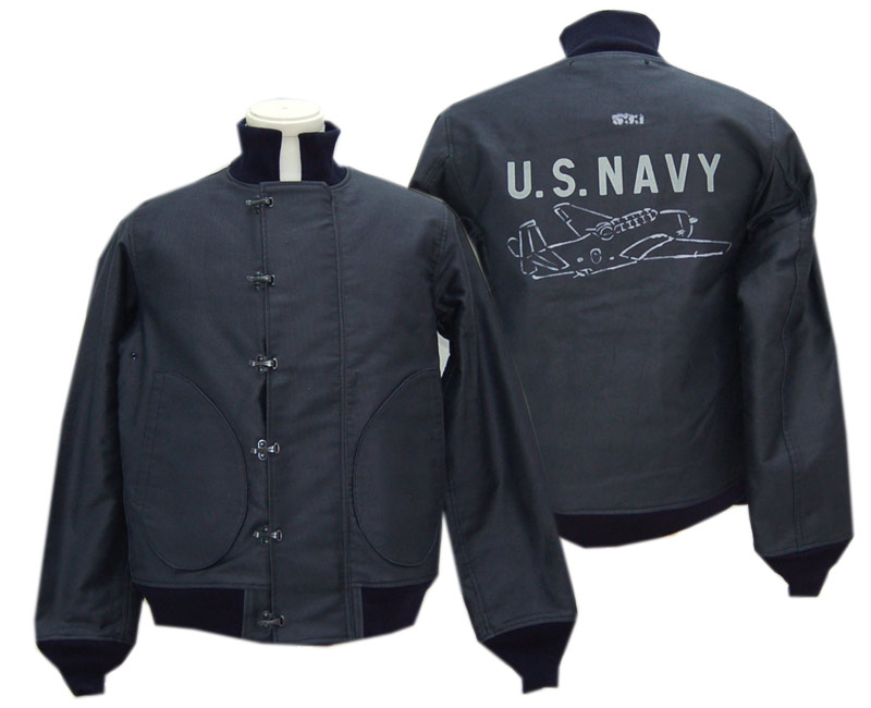 【楽天市場】WAREHOUSE ウエアハウスフライトジャケット 2183 N-1 WINTER JACKET HOOK FRONT NAVY ...