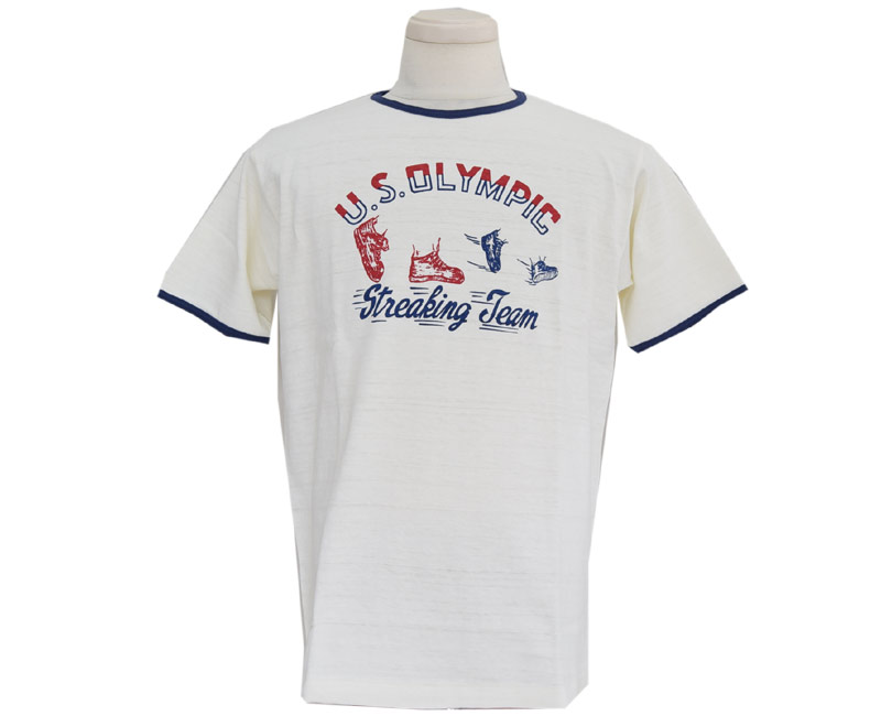 【楽天市場】WAREHOUSEウエアハウス T-シャツ 4059 リンガーT STREAKING TEAM：TAKE OFF